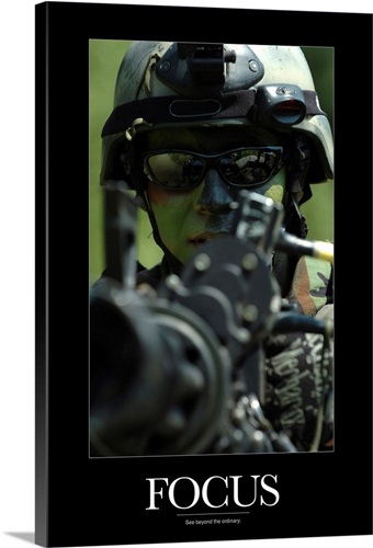 Military Poster: A Special Warfare Combatant-craft Crewman mans a GAU ...
