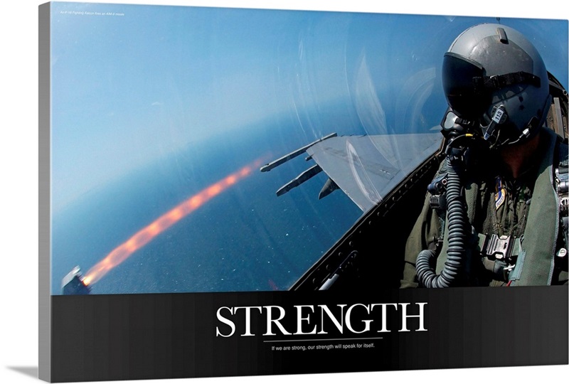 Military Poster: An F-16 Fighting Falcon fires an AIM-9 missile | Great ...