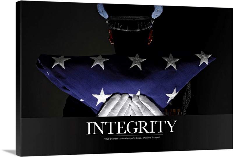 Military Poster: Integrity | Great Big Canvas