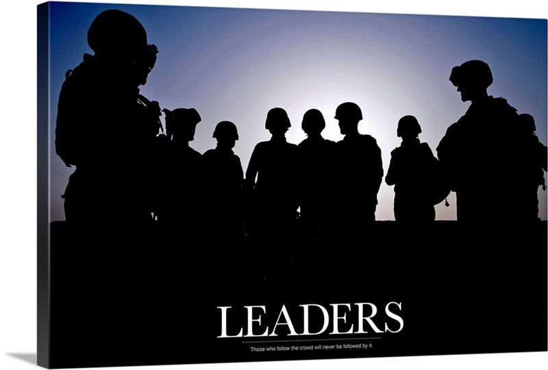 Motivational Poster: Leaders | Great Big Canvas
