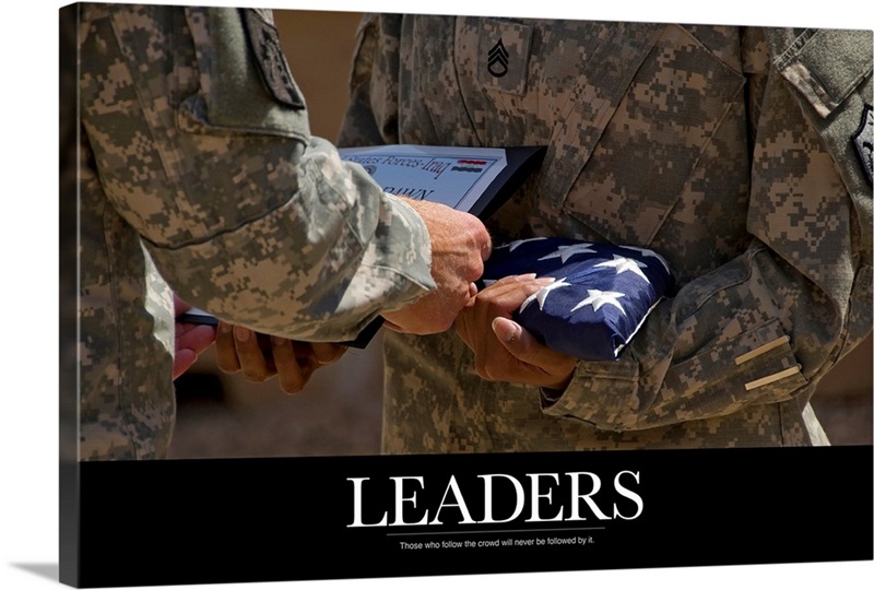 Motivational Poster: Leaders | Great Big Canvas