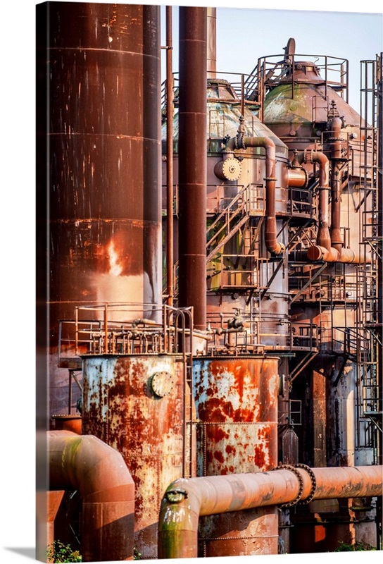 Oil Drums And Pipework, Gas Works Park, Seattle, Washington | Great Big ...