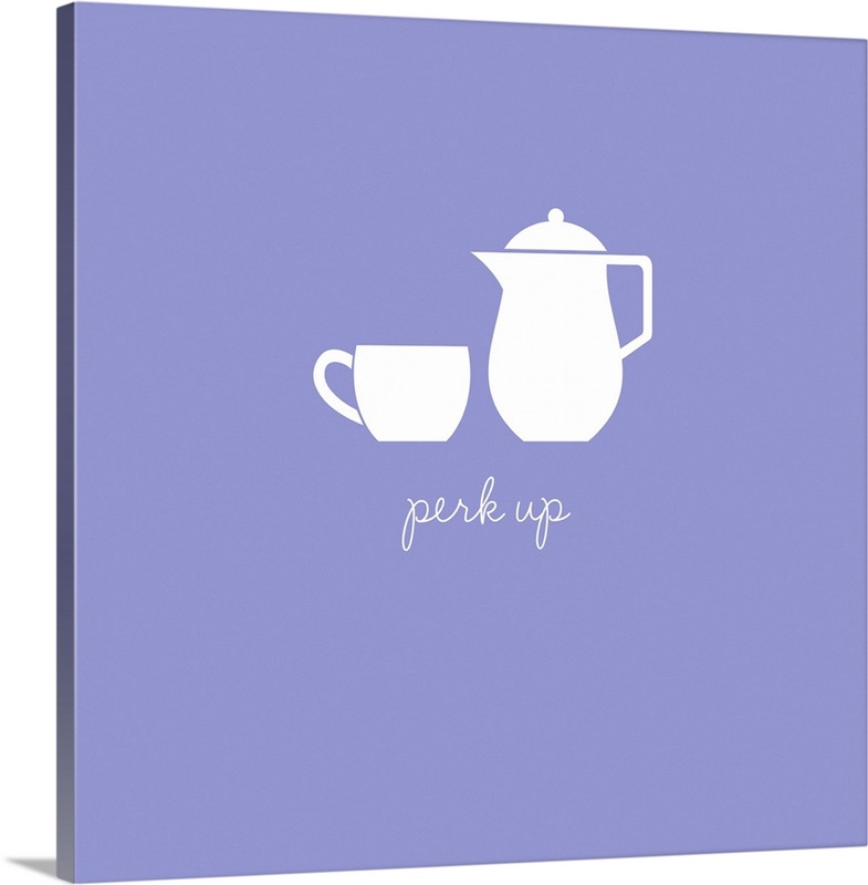 Perk Up - minimalist retro kitchen art | Great Big Canvas