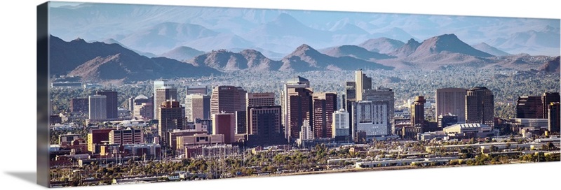 Phoenix, AZ Skyline - Panoramic | Great Big Canvas