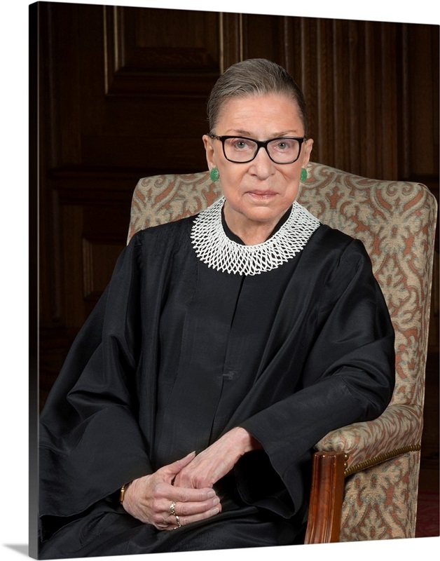 Ruth Bader Ginsburg, Supreme Court of the United States portrait 2016 ...
