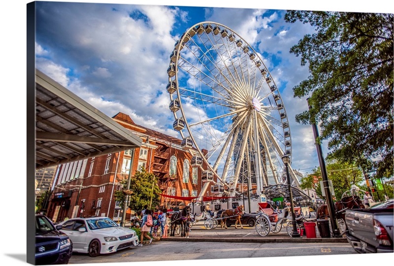 SkyView Ferris Wheel In Atlanta, Georgia | Great Big Canvas