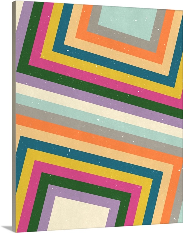 Technicolor Eclectic Lines II | Great Big Canvas