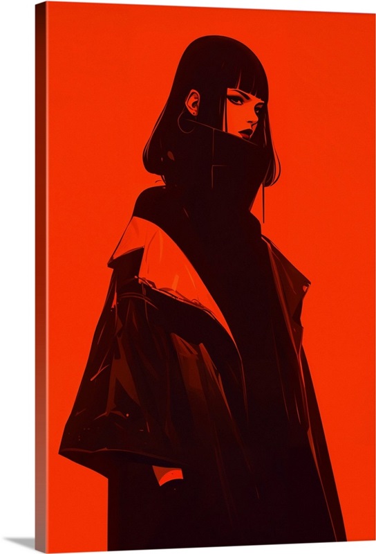 The Red Visitor | Great Big Canvas