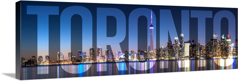 Toronto, Transparent Overlay | Great Big Canvas