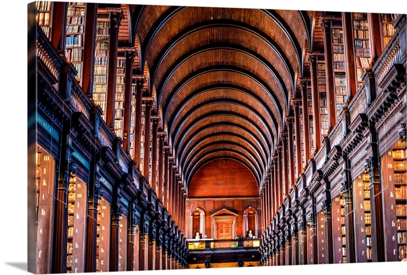 Trinity College Library, Dublin, Ireland | Great Big Canvas