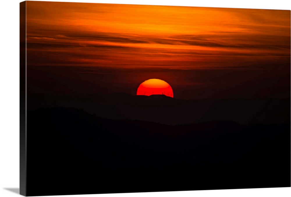 Tuscan Sunset, Tuscany, Italy, Europe III Wall Art, Canvas Prints ...