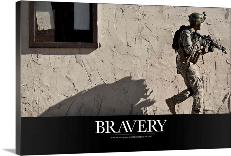 US Army Poster: Bravery | Great Big Canvas