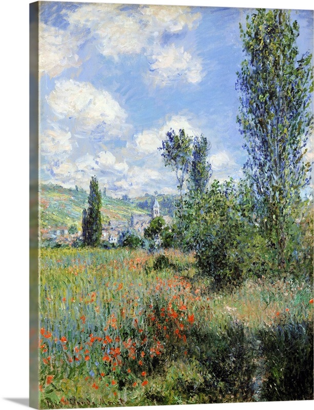 View of Vetheuil | Great Big Canvas