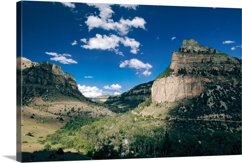 A view of cliffs from the Cloud Peak Skyway, Wyoming | Great Big Canvas