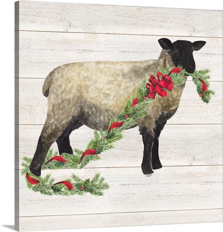 Christmas on the Farm V Sheep | Great Big Canvas