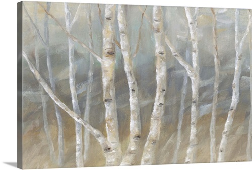 Silver Birch Landscape | Great Big Canvas