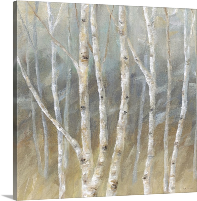 Silver Birch Square | Great Big Canvas