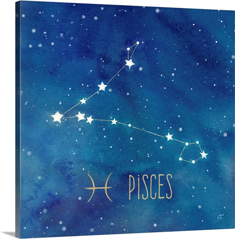 Star Sign Pisces | Great Big Canvas