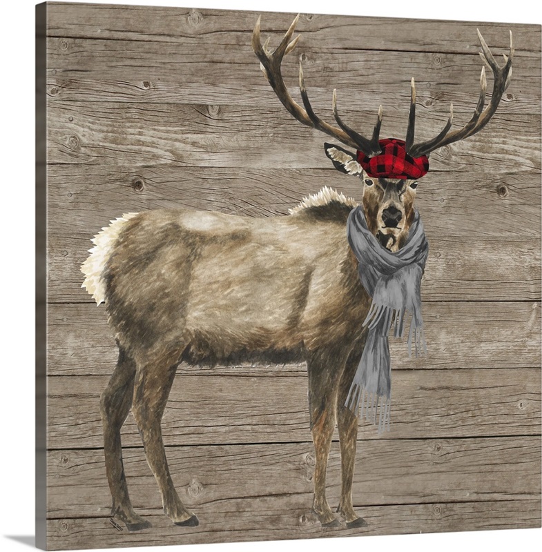 Warm in the Wilderness Deer | Great Big Canvas
