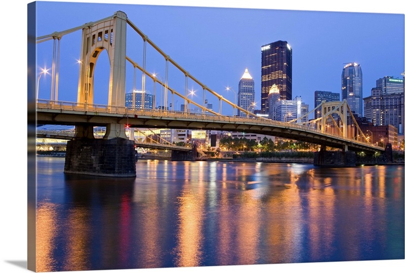Andy Warhol Bridge over the Allegheny River, Pittsburgh, Pennsylvania ...
