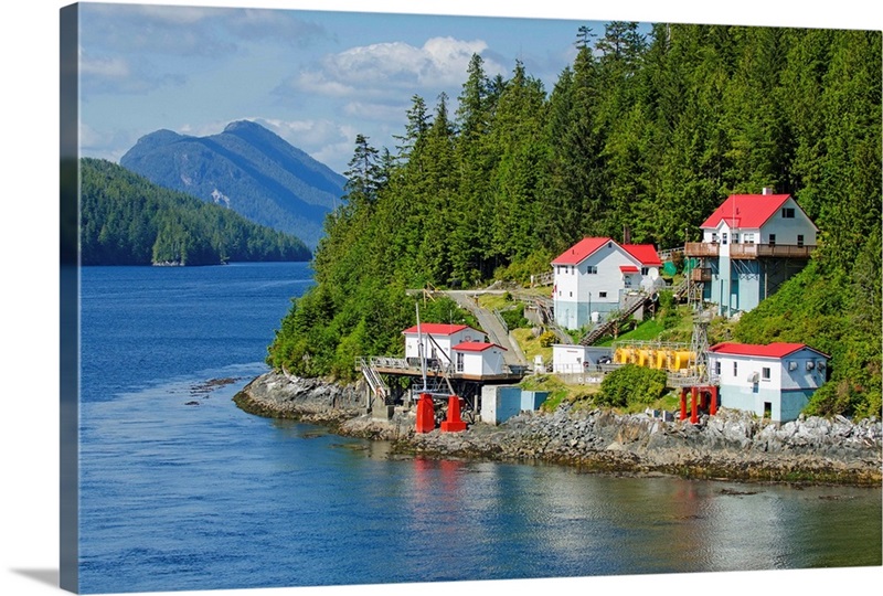 Boat Bluff Lightstation, Inside Passage, British Columbia, Canada ...