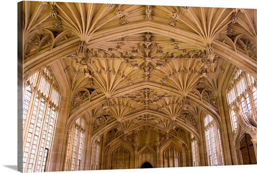 Bodleian Library interior, Oxford University, Oxford, Oxfordshire ...
