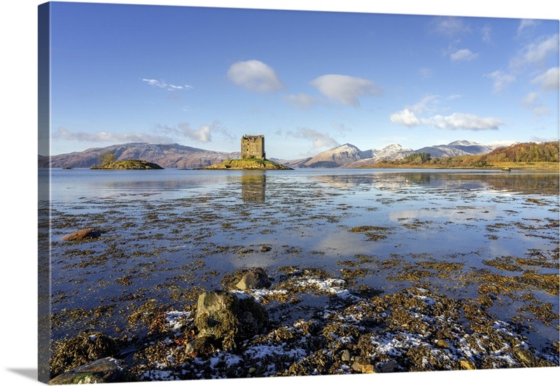 Castle Stalker, Appin, Scottish Highlands, Scotland | Great Big Canvas