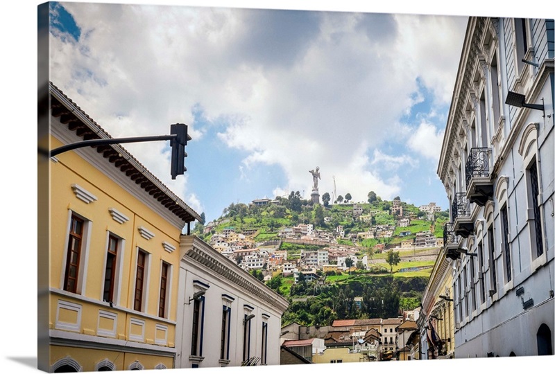 Cityscape with the Panecillo in the background, Quito, Ecuador | Great ...