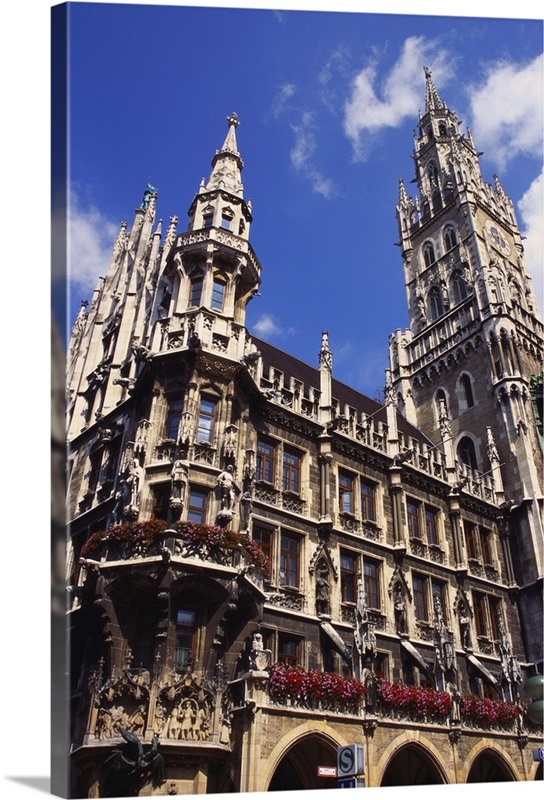 Gothic Town Hall, Munich, Bavaria, Germany | Great Big Canvas