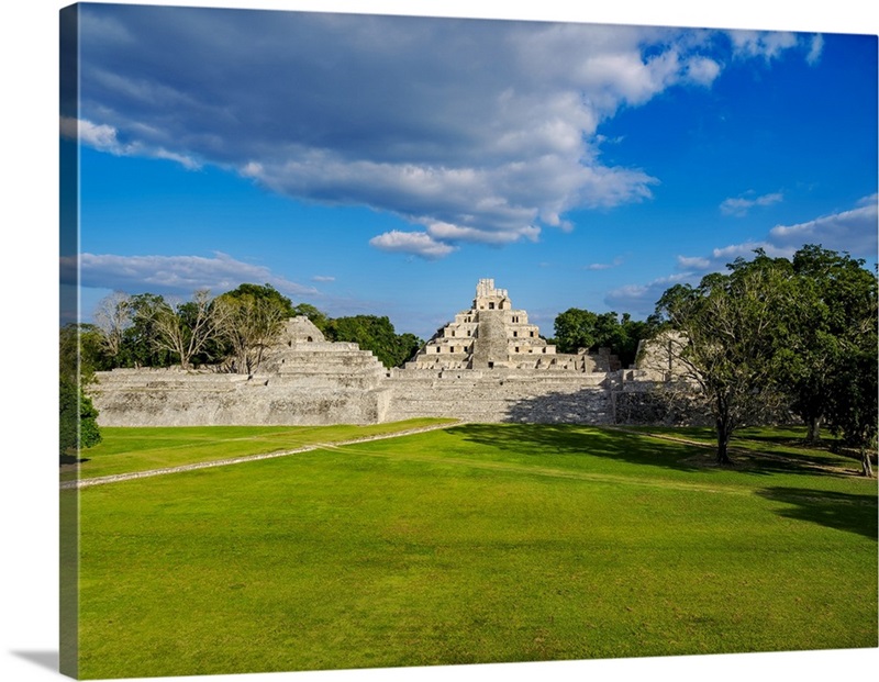 Great Acropolis And Temple Of Five Floors, Campeche, Mexico | Great Big ...