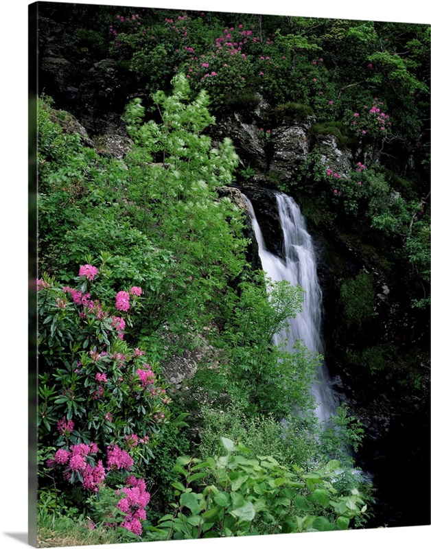 Inversnaid Waterfall, Loch Lomond, Stirling, Central Region, Scotland ...