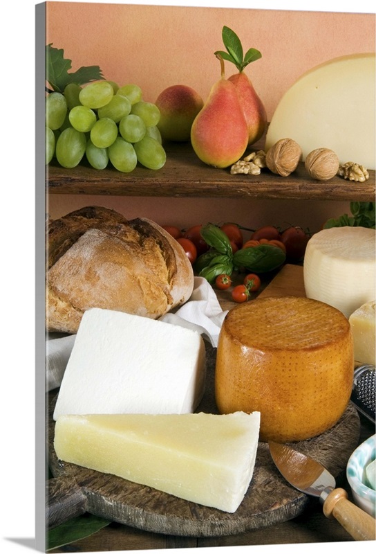 Italian cheeses, Italy, Europe | Great Big Canvas