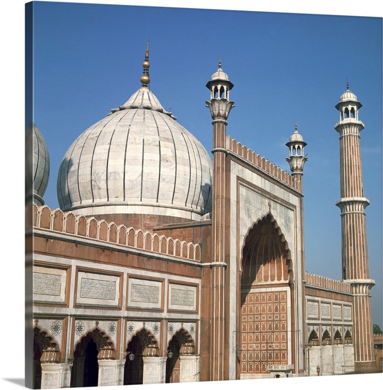 Jumma Mosque, Delhi, India, Asia | Great Big Canvas