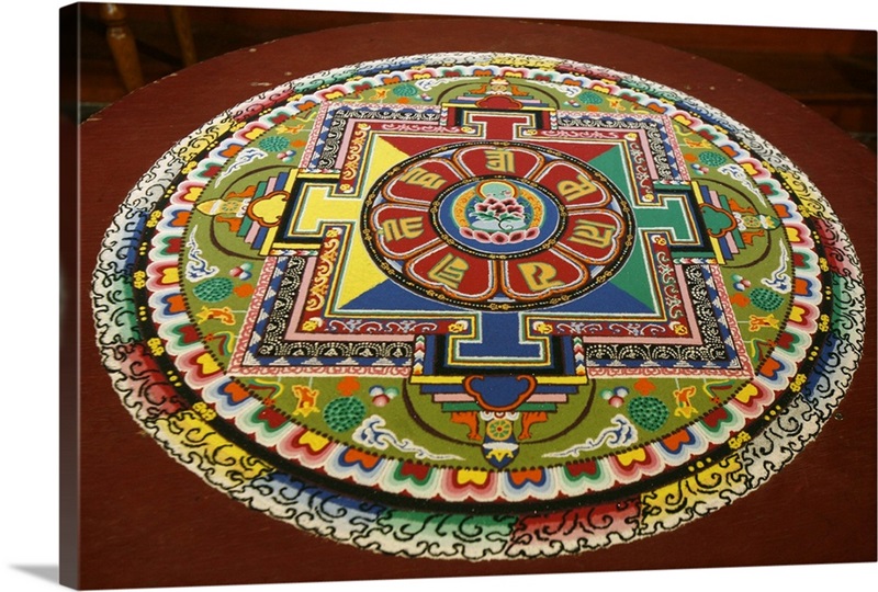 Mandala of compassion, Paris, Ile de France, France, Europe | Great Big ...