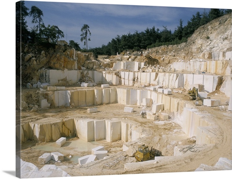Marble quarry, Greece | Great Big Canvas