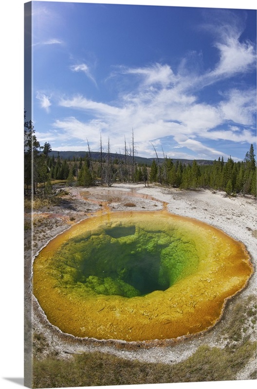 Morning Glory Pool, Upper Geyser Basin, Yellowstone National Park ...