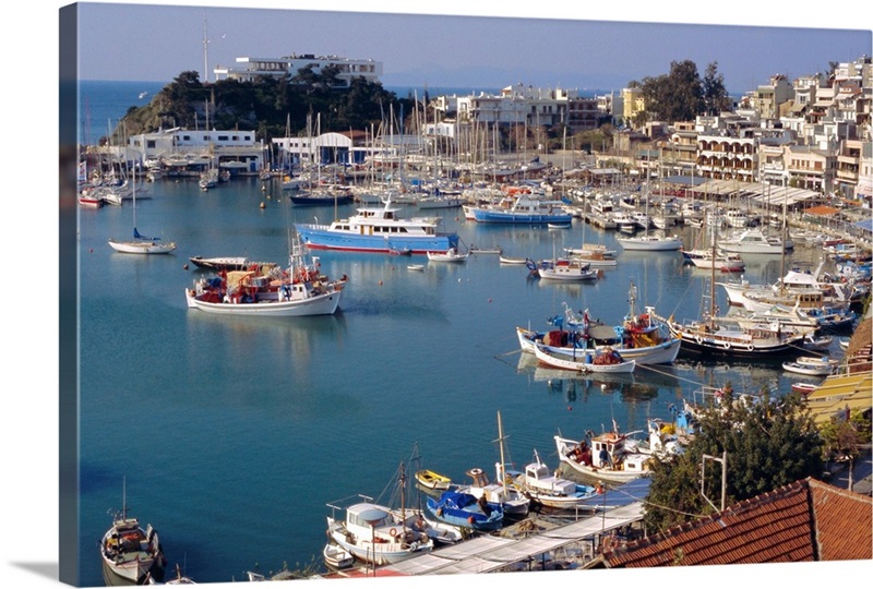 Piraeus, yacht harbour, Athens, Greece | Great Big Canvas