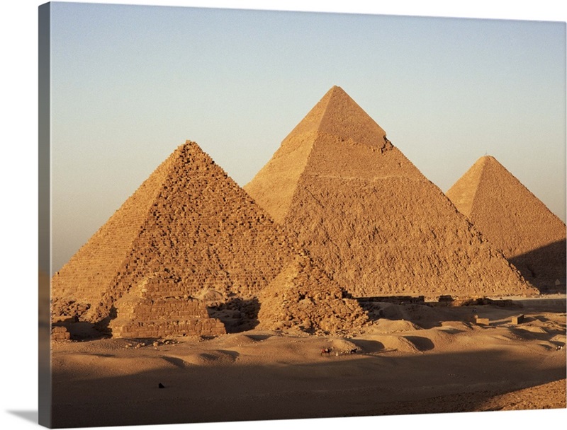 Pyramids at sunset, Giza, Egypt, North Africa, Africa | Great Big Canvas