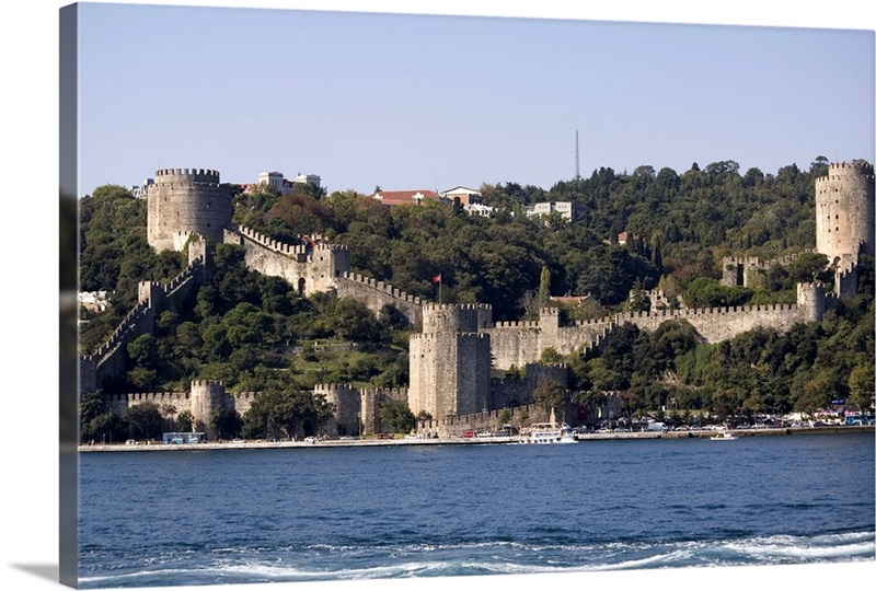Rumeli Hisar fort, Bosphorus. Istanbul, Turkey | Great Big Canvas