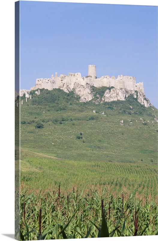 Spis castle, largest ruined castle in the country, Spis, Presov region ...