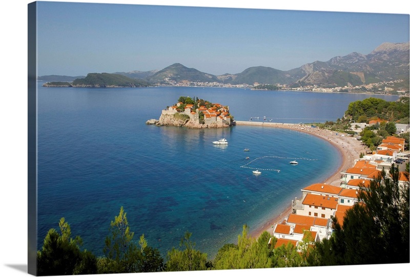 Sveti Stefan, Budva Bay, Budva Riviera, Montenegro, Europe | Great Big ...
