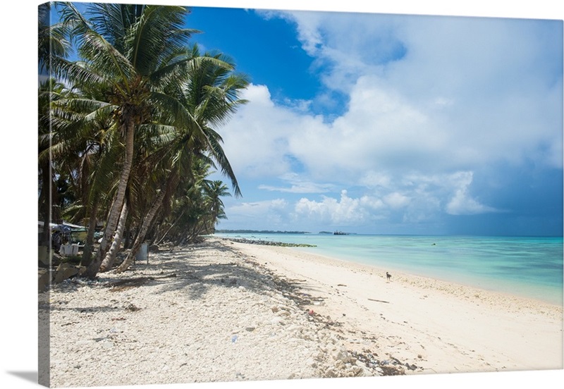 The beautiful lagoon of Funafuti, Tuvalu Wall Art, Canvas Prints ...