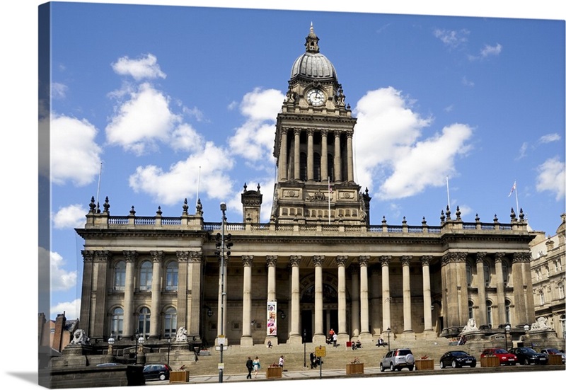 The City Hall, Victoria Square, The Headrow, Leeds, West Yorkshire ...