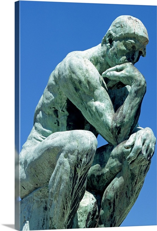 The Thinker, by Rodin, Musee Rodin, Paris, France, Europe | Great Big ...