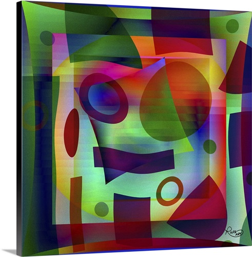 Layered Shapes II | Great Big Canvas