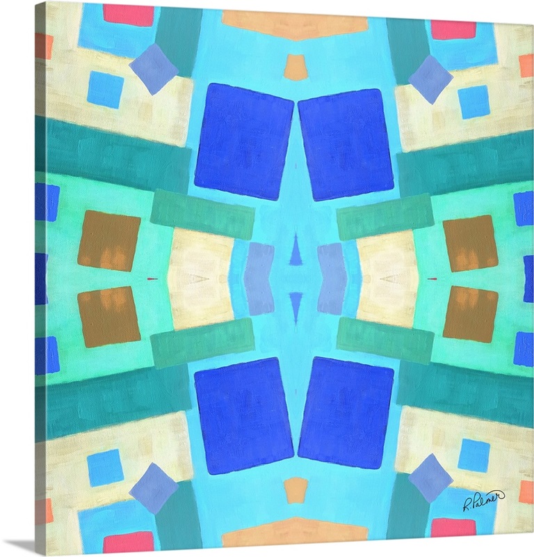 Pastel Box Pattern Wall Art, Canvas Prints, Framed Prints, Wall Peels ...