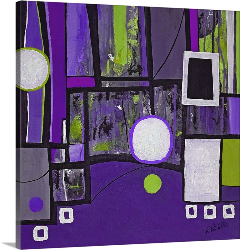 Purple Geo | Great Big Canvas