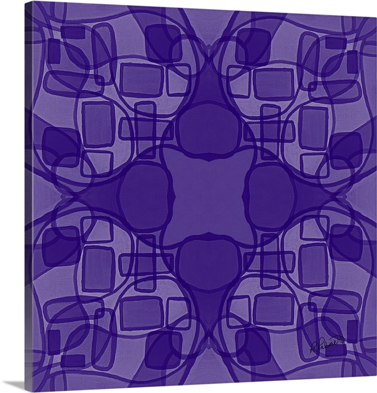 Purple Pattern Wall Art, Canvas Prints, Framed Prints, Wall Peels ...