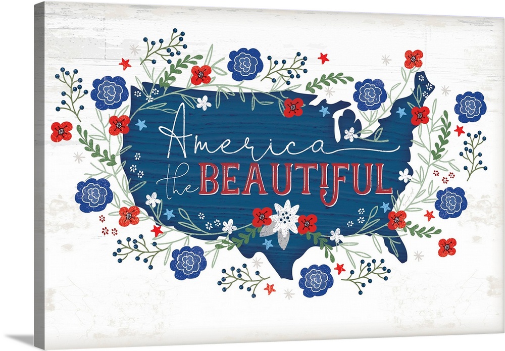 America the Beautiful Wall Art, Canvas Prints, Framed Prints, Wall ...