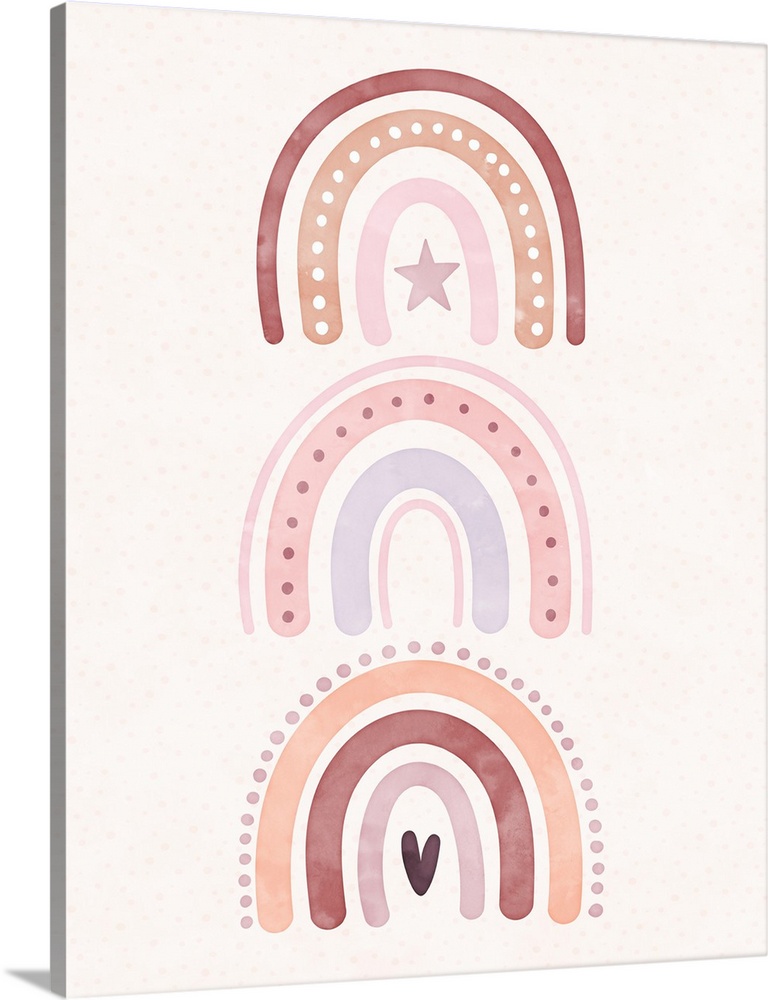 Boho Rainbows Wall Art, Canvas Prints, Framed Prints, Wall Peels ...